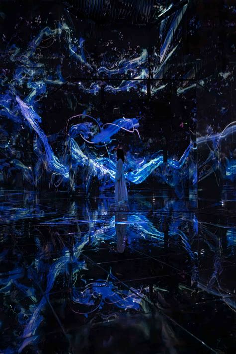 Continuous Trajectories In Flux And Form Teamlab