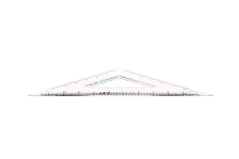 Premium Photo Triangle Ruler Isolated On White Background