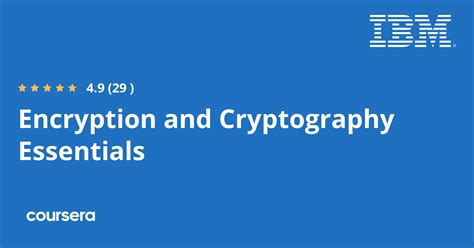 Encryption And Cryptography Essentials Coursera