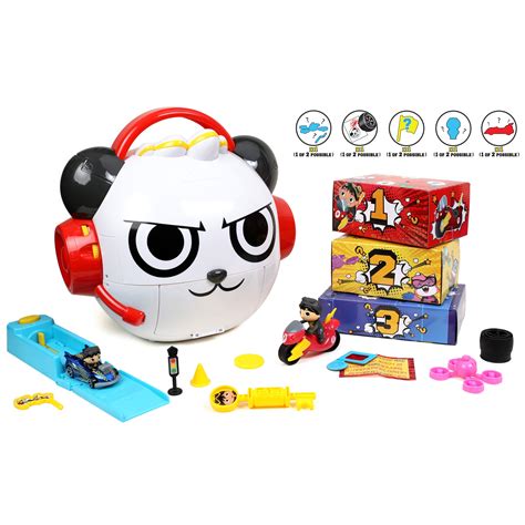 Combo Panda Ryans World Cartoon Ryan Toys Review Moe Combo Panda Red