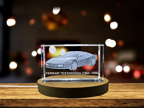 Led Base Included Unleash The Icon Ferrari Testarossa 19841996 3d Frames