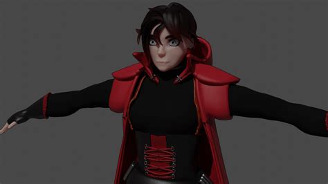 I Made A Ruby Model Will Be Rigging It Soon Rrwby