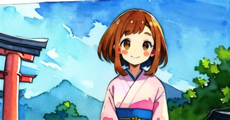 Aiイラスト Ochako 麗日お茶子 Big Beanビッグビーンのイラスト Pixiv