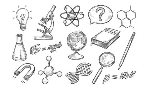 Science Experiments Handdrawn Collection 56083418 Vector Art At Vecteezy