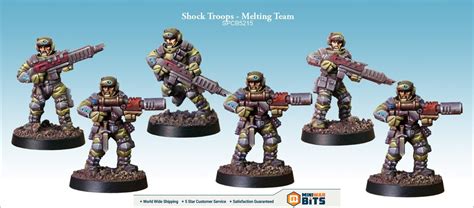 Shock Troops Melting Team Bits Miniwar Bits