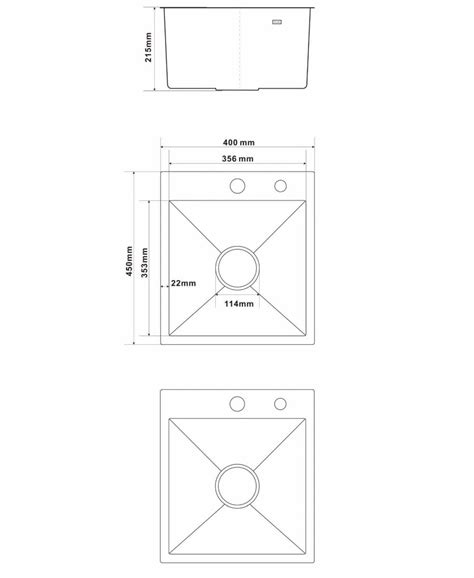 Zlewozmywak Stalowy Steel 4045 Niska Cena Sklep Taniezlewozmywakipl