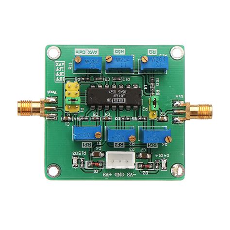 UAF42 Active High Pass Low Pass Bandpass Filtering Frequency Gain Q