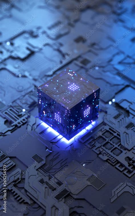 Central Computer Processors Cpu Concept 3d Renderingconceptual Image