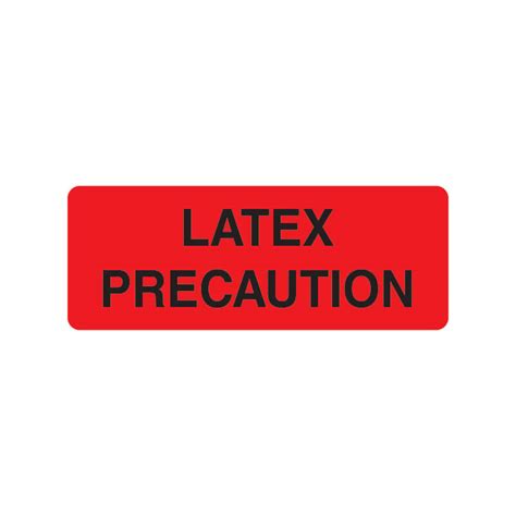 Jg0148 Latex Precaution Triarc