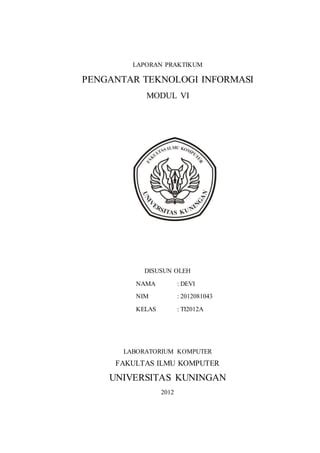 Laporan Praktikum Modul 6 PDF
