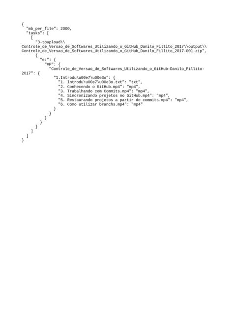 Controle De Versao De Softwares Utilizando O Github Danilo Fillito Pdf
