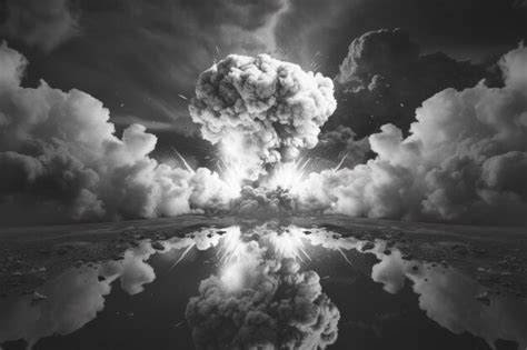 Premium Photo Powerful Nuclear Detonation Captured In Perfectly