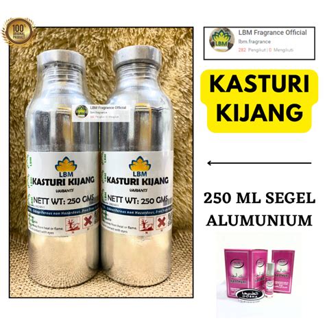 Jual KASTURI KIJANG Kemasan 250 ML SEGEL Original LBM France PERFUME