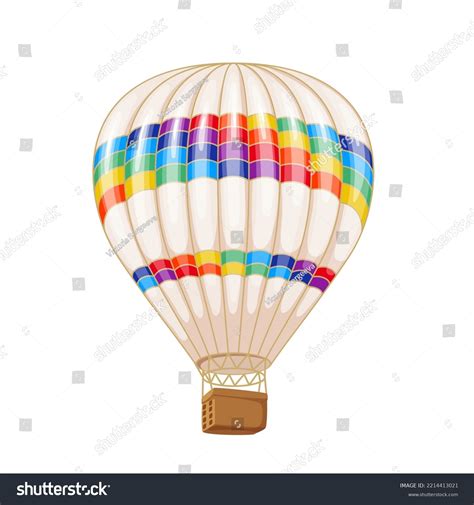 Hot Air Balloon Vector Illustration Cartoon Stock Vector Royalty Free