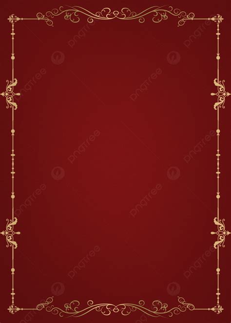 Wedding Border Red Background Wallpaper Image For Free Download Pngtree