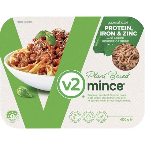 Check Halal Vegan Vegetarian Status Of V2 Plant Based Mince 400g