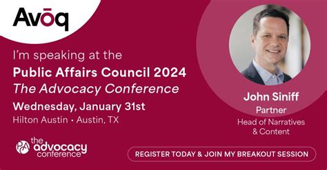 John Siniff On Linkedin Advocacy24