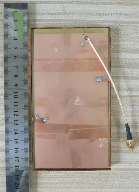 Fabricated Prototype Of The Proposed Antenna Color Figure Can Be