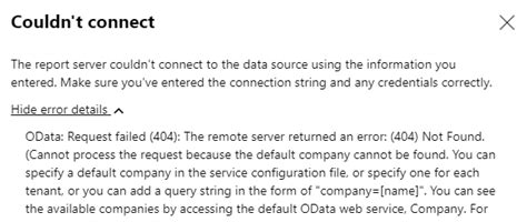 Odata Credentials Couldnt Connect Msg Microsoft Fabric Community