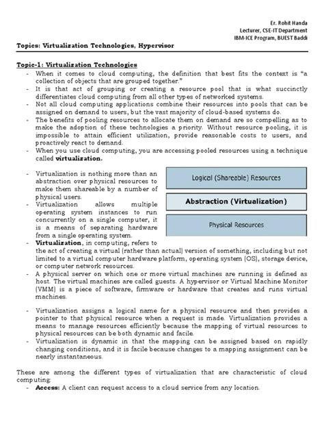 Cloud Computing Unit 3 A Pdf Virtual Machine Operating System