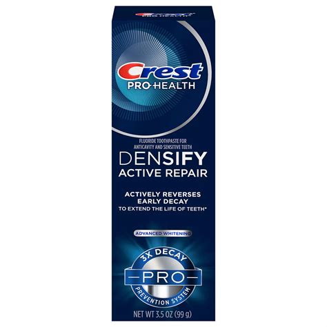 Crest Pro Health Densify Active Repair Toothpaste Advanced Whitening Shop Toothpaste At H E B