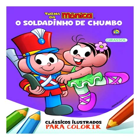 Livro Turma Da Mônica Clássicos Ilustrados Para Colorir O So Mercadolivre