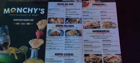Online Menu Of Monchys Colombian Grill Restaurant Hackettstown New