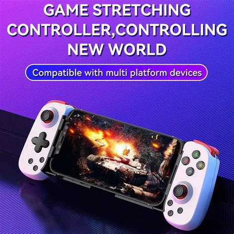 【特价】d6 Dp Wireless Stretchable Gamepad Dual Hall Flexible Bluetooth Turbo Gaming Controller For