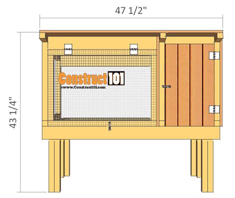 Rabbit Hutch Plans Step By Step Plans Construct