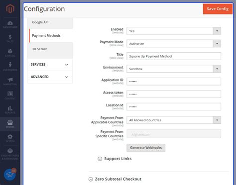 magento 2 square payment extension squareup integration module webkul