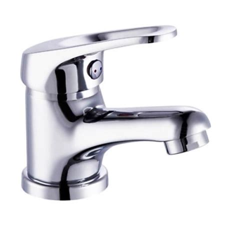 Robinet salle de bain mitigeur de lavabo bas chromé limiteur de débit