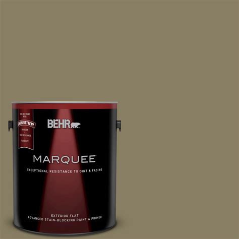BEHR Premium Plus 1 Gal N340 6 Sorrel Leaf Flat Exterior Paint 430001