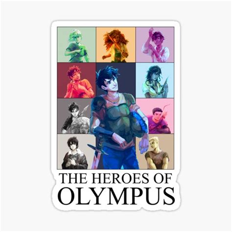 Heroes Of Olympus Eras Sticker For Sale By Torifbrown Redbubble