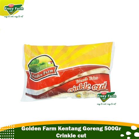 Jual Golden Farm French Fries Crinkle Cut 500 Gram Shopee Indonesia