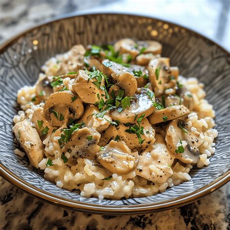 Chicken Mushroom Risotto