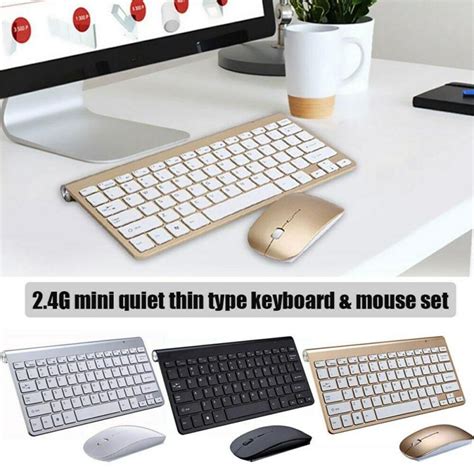 Mini Wireless Keyboard And Mouse Set Waterproof 2 Vicedeal