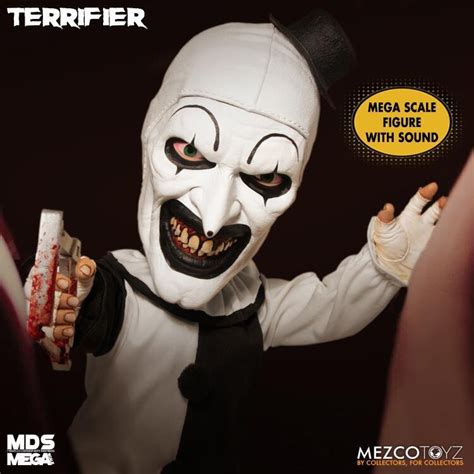 Mezco Toyz Mds Mega Scale Terrifier Art The Clown With Sound 15 Inch