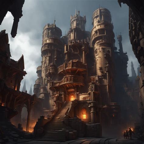 Dwarven Citadel Ai Generated Artwork Nightcafe Creator