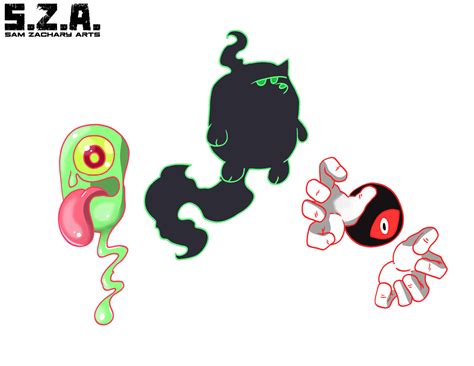 Ghost Creatures By Samzacharyarts On Deviantart