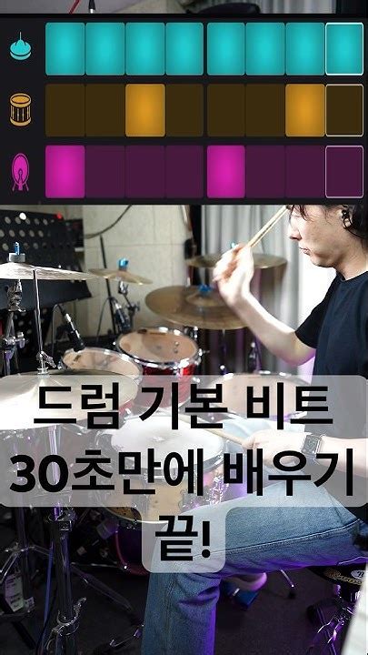 드럼 배우기 첫시간 8비트리듬 쉽게설명드럼초보 Youtube