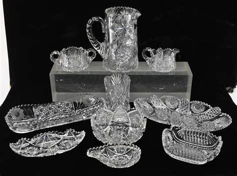 Bid Now American Brilliant Cut Glass Estate Collection January 5