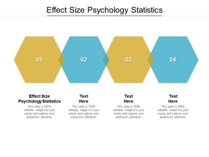 Effect Size Psychology Statistics PowerPoint Presentation And Slides PPT Template SlideTeam