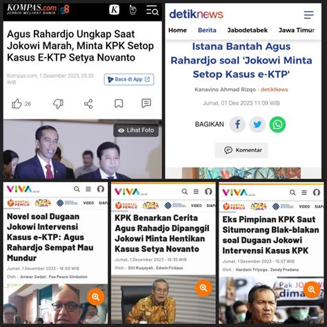 Setya Novanto Trending Mantan Ketua Kpk Ungkap Jokowi Marah Dan Minta