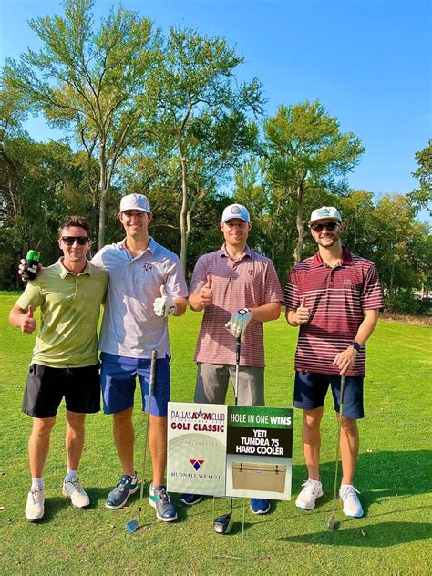 Hudnall Wealth Enjoyed Sponsoring And Playing In The Annual Dallas Aandm Club Golf Classic
