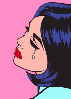 Sad Girl Poster By Mild Pic Displate