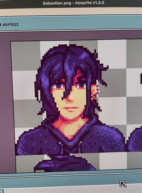 Working On A Sebastian Portrait Mod R Stardewvalley