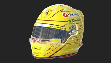 F1 Lewis Hamilton Helmet 2025 3d Model By Cactus3d