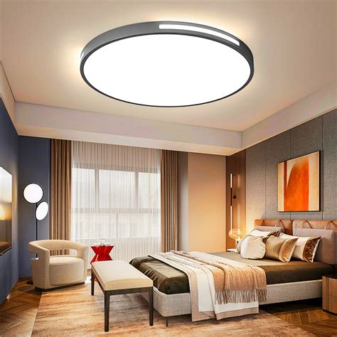 Nordic Tricolor Dim Led Ceiling Light Bedroom Center Light Ceiling Smart Remote Control Ceiling