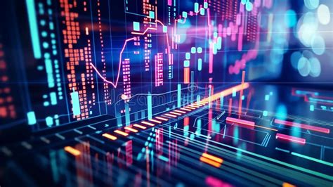 Trade Technology And Investment Analysis Big Data Bar With Growing