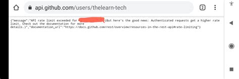 When Api Limit Resets When Exceeded Issue 237 Forestgeo Learn GitHub